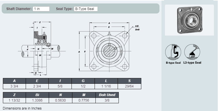 Iptci - UCF205-16-1 - Task Industrial